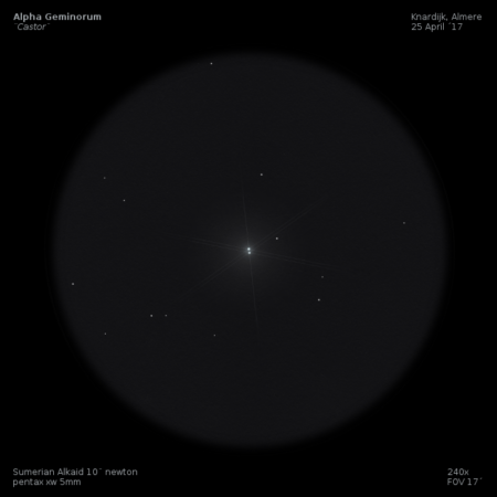 Winter double star sketches - Deepskysketch