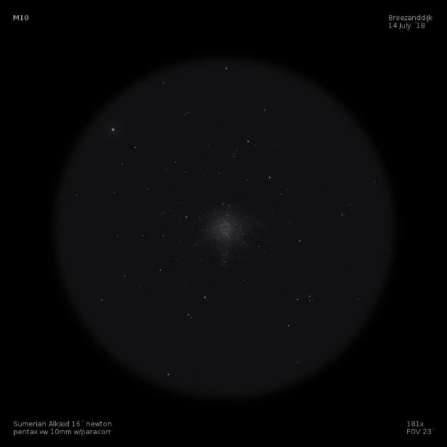 Slideshow with sketches of all Messier objects - Deepskysketch