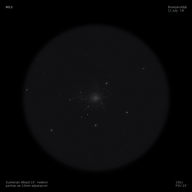 Slideshow with sketches of all Messier objects - Deepskysketch