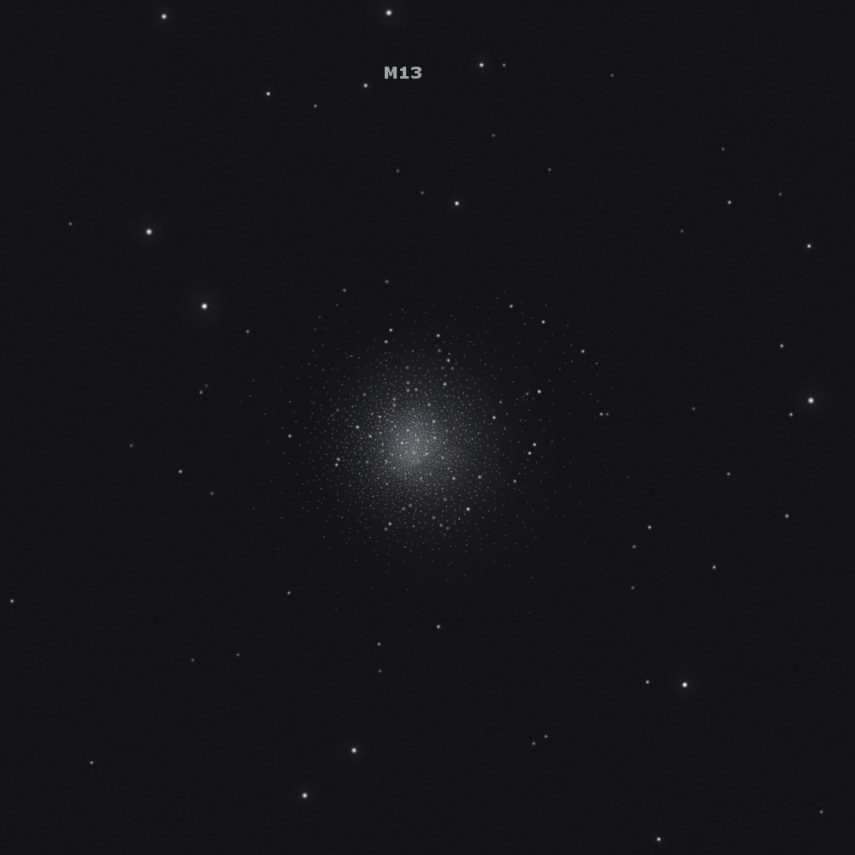 Comparing Messier's globular clusters - Deepskysketch