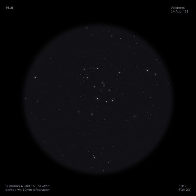 Slideshow with sketches of all Messier objects - Deepskysketch