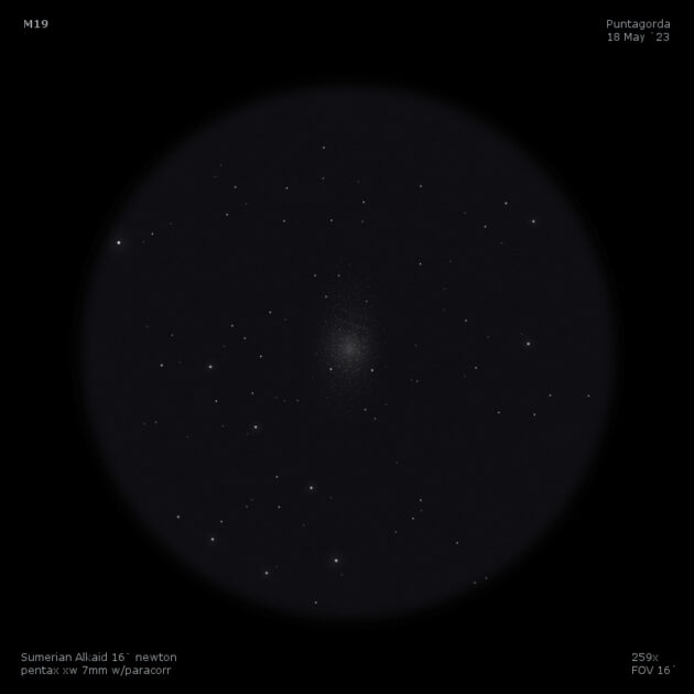 Slideshow with sketches of all Messier objects - Deepskysketch