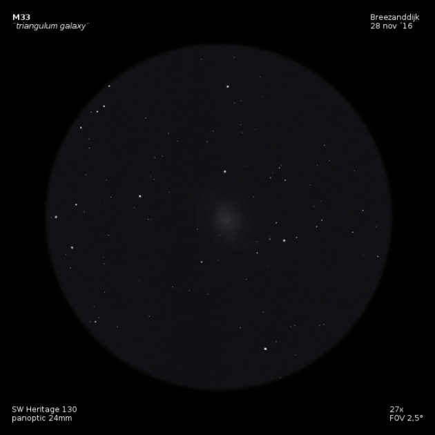 Slideshow with sketches of all Messier objects - Deepskysketch