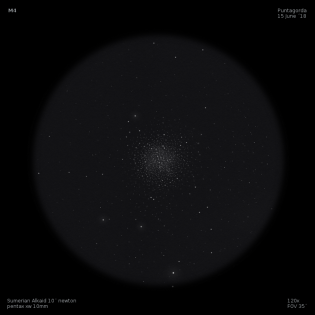 Slideshow with sketches of all Messier objects - Deepskysketch