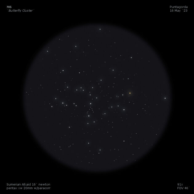 Slideshow with sketches of all Messier objects - Deepskysketch