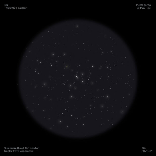 Slideshow with sketches of all Messier objects - Deepskysketch