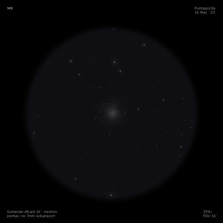 Slideshow with sketches of all Messier objects - Deepskysketch