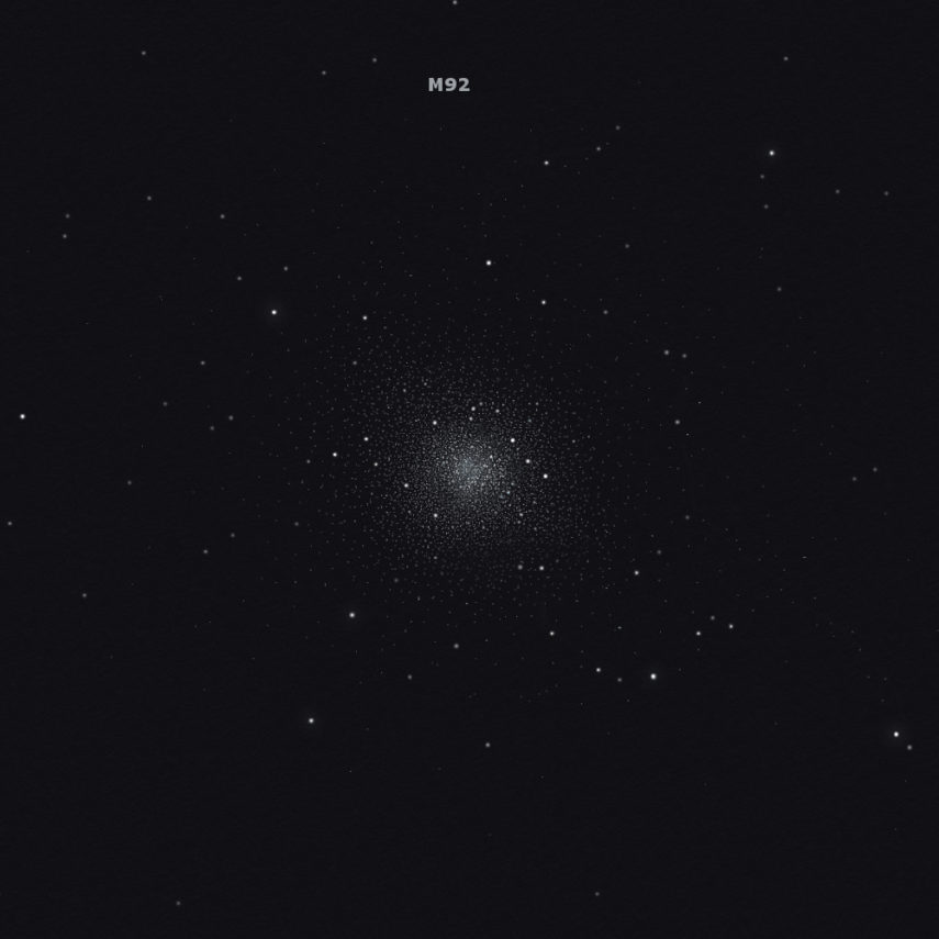 Comparing Messier's globular clusters - Deepskysketch