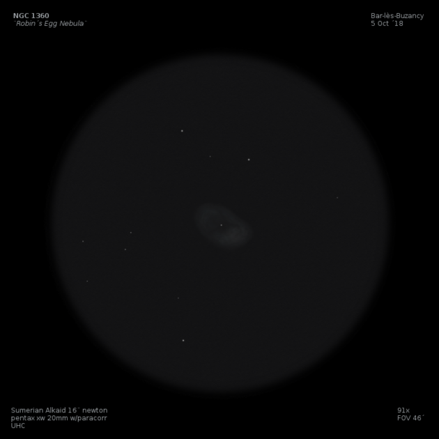 open cluster sketches (non Messier) - Deepskysketch