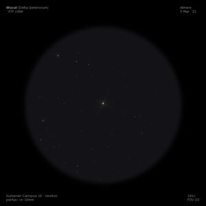 Winter double star sketches - Deepskysketch