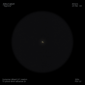 Spring double star sketches - Deepskysketch