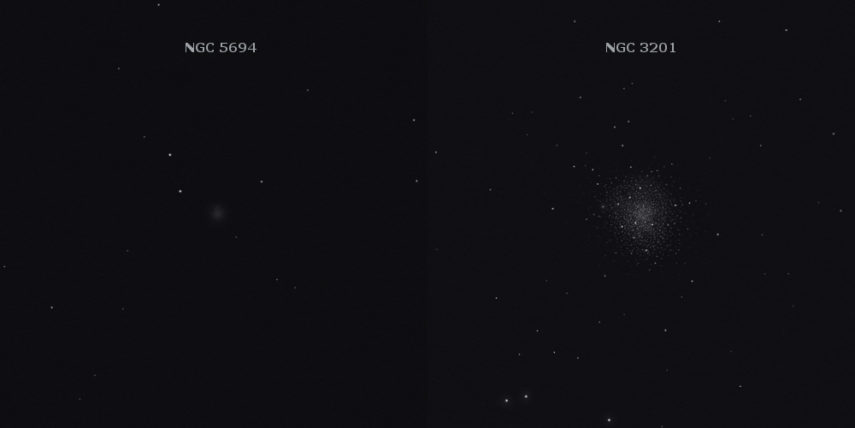 Comparing Caldwell's globular clusters - Deepskysketch