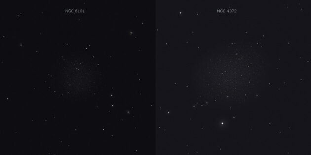 Comparing Caldwell's globular clusters - Deepskysketch