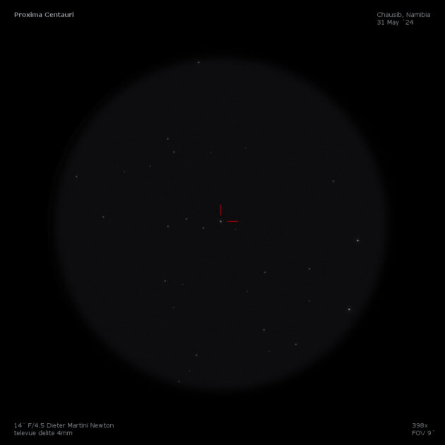 Proxima Centauri - Deepskysketch
